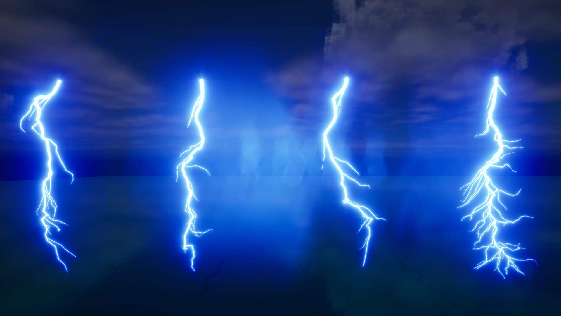 Lightning & Electric Effect Alembics Pack - Unreal Engine Asset